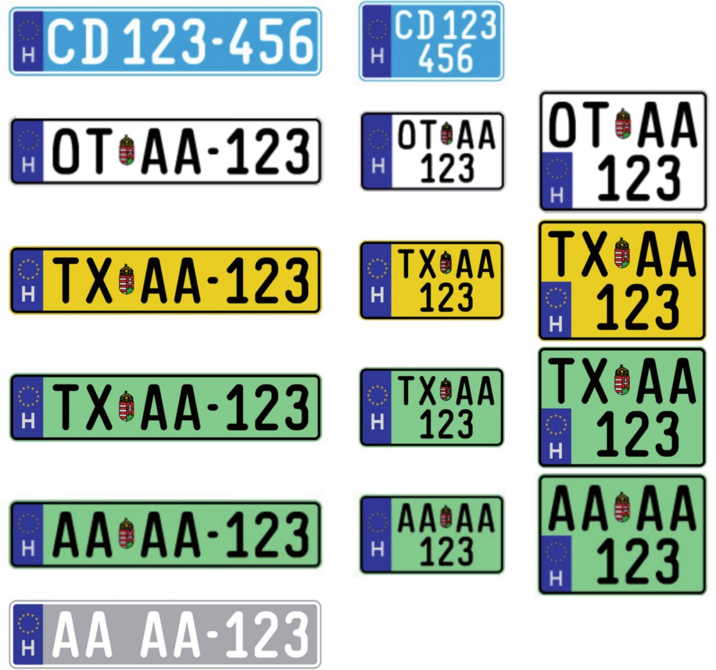Sűrűbbek lesznek a jövő nyártól érkező új rendszámok – Autó-Motor