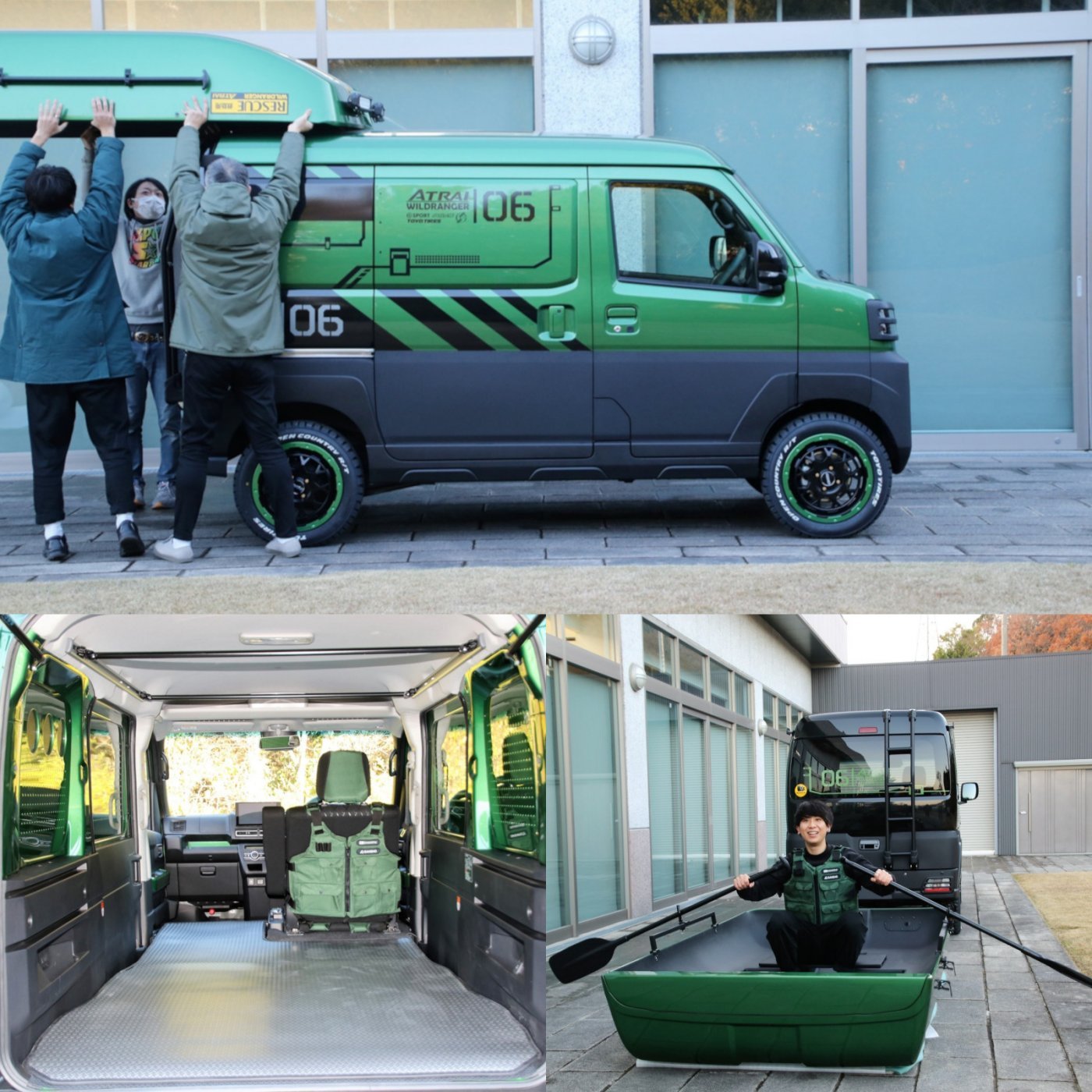 Nem magasított tetőt, hanem csónakot kapott ez a minibusz – Autó-Motor